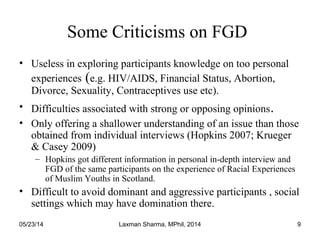 Process of FGD | PPT