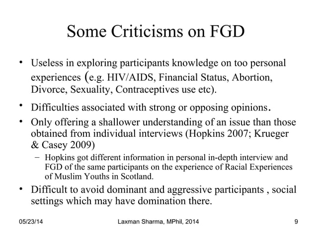 Process of FGD | PPT