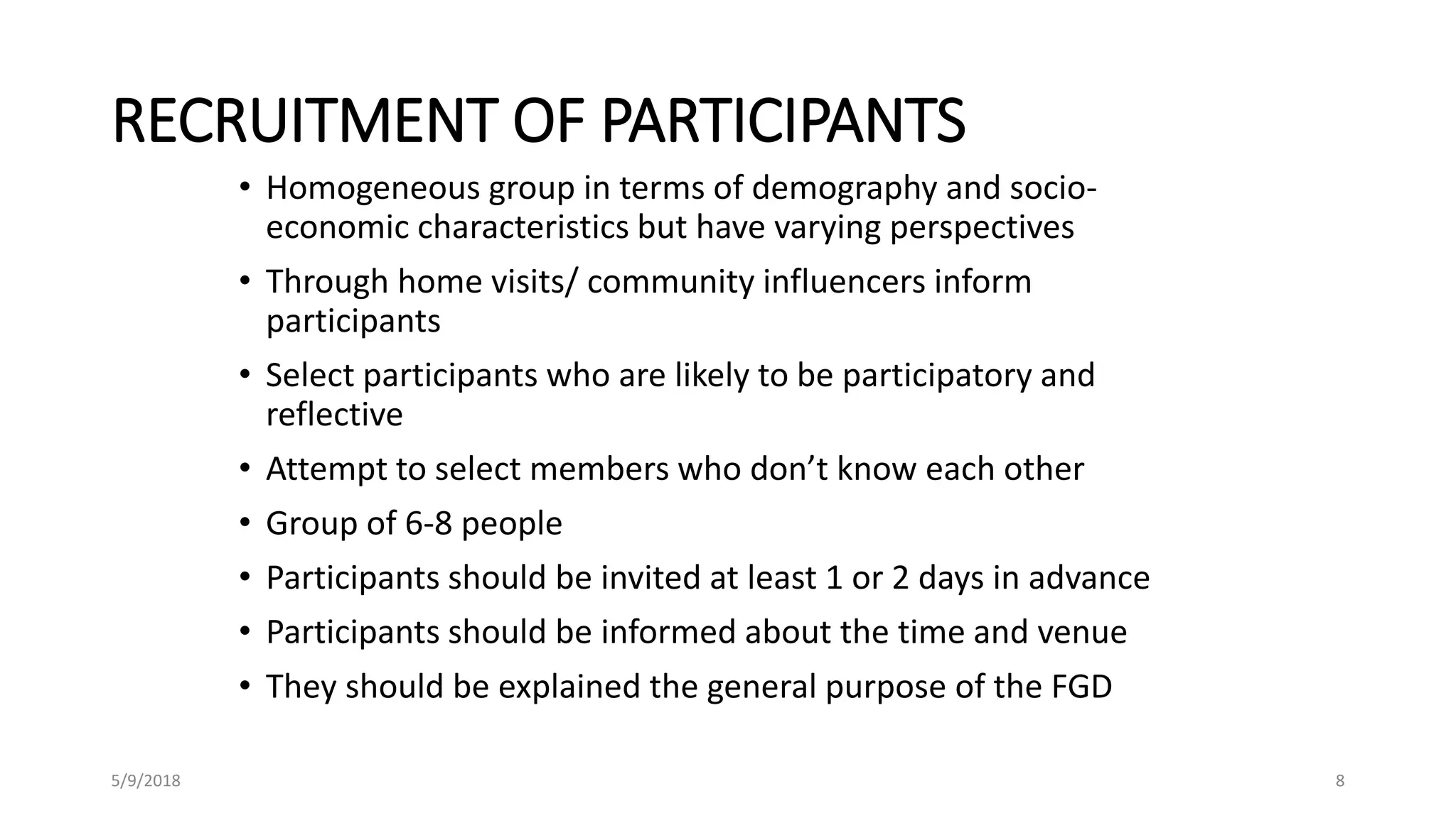 Focus Group Discussion | PPTX