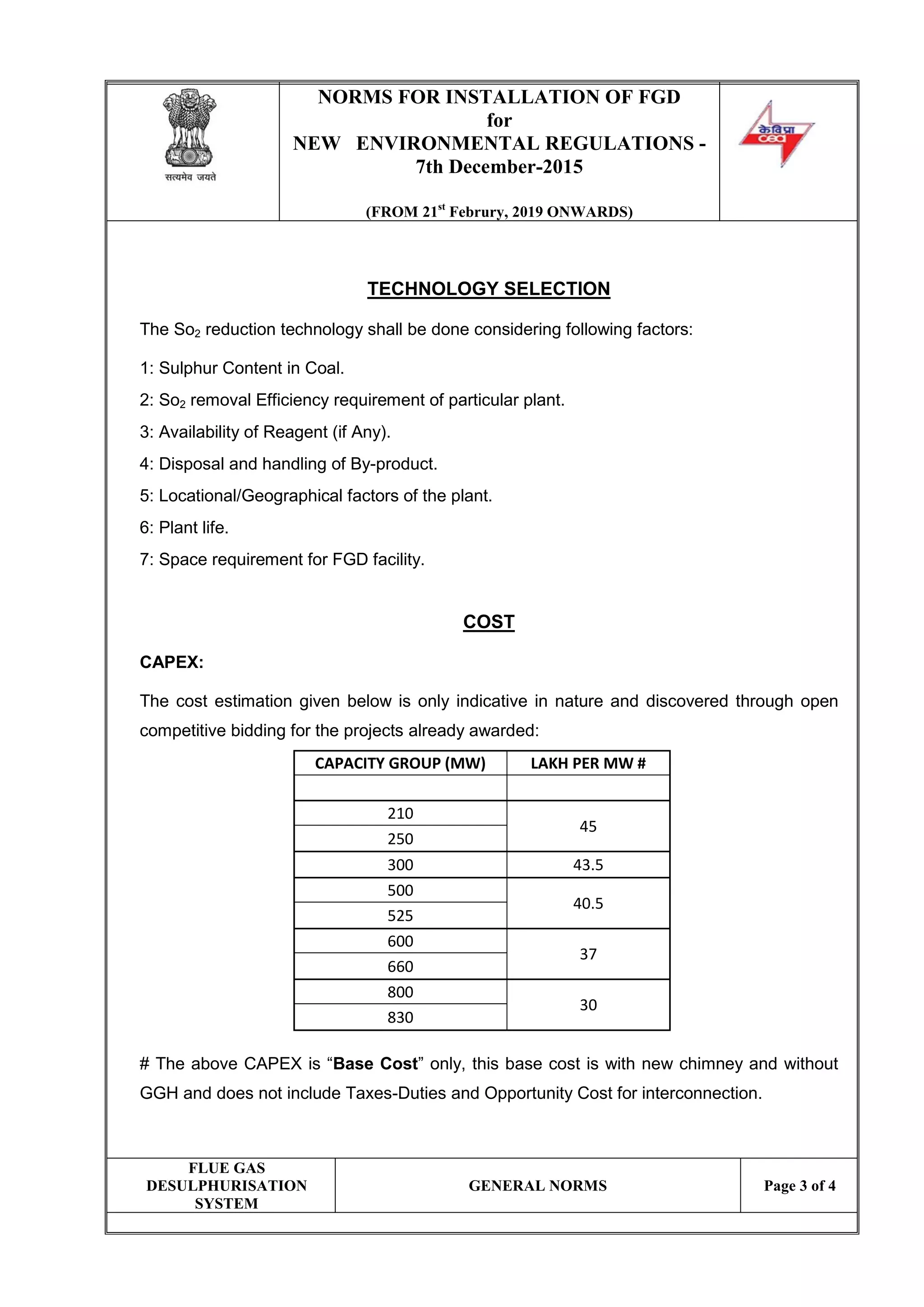 Fgd general norms | PDF