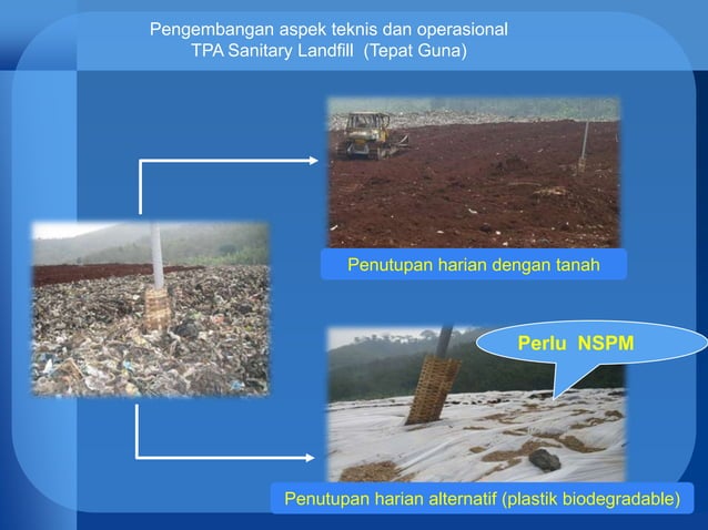 Kebijakan dan Strategi Pembangunan Bidang Persampahan | PPT