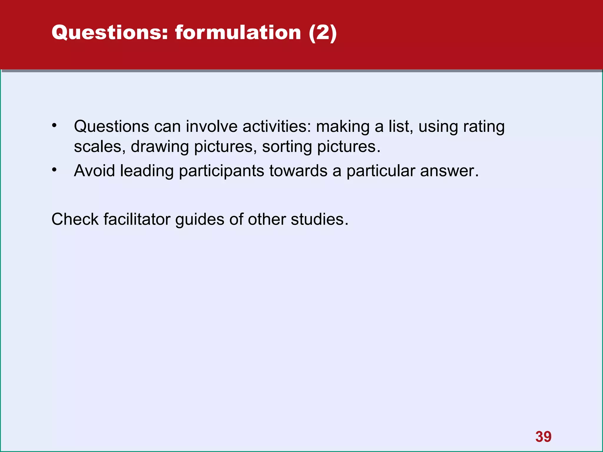 Focus Group Discussions – a step-by-step guide | PPT