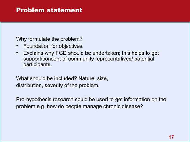 Focus Group Discussions – a step-by-step guide | PPT