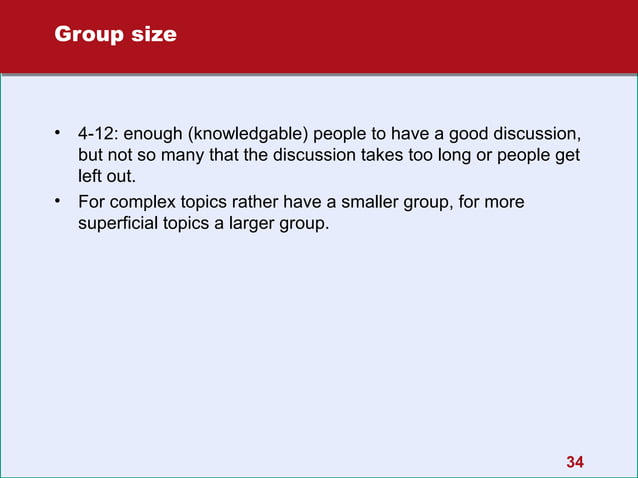 Focus Group Discussions – a step-by-step guide | PPT