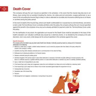 FG Dog Health Cover - Future Generali | PDF | Pet Insurance | Insurance