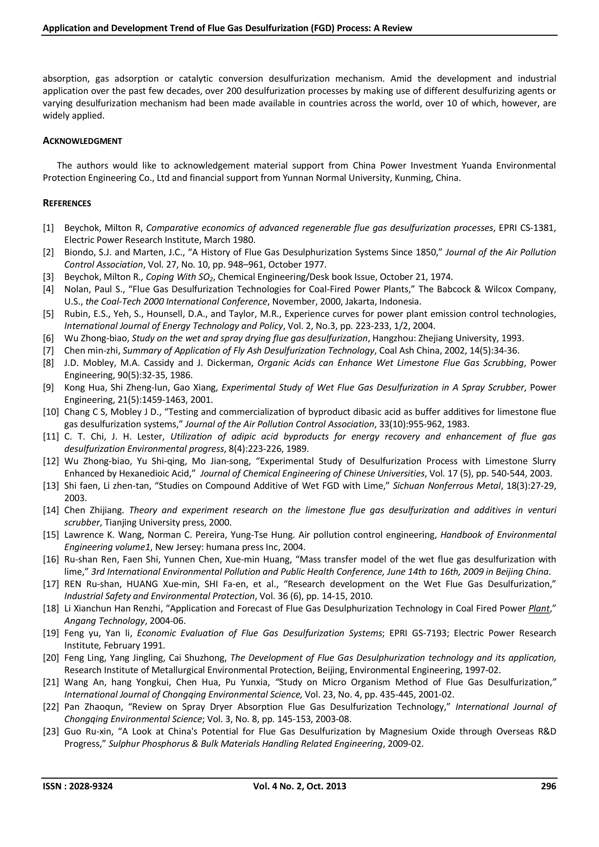 Fgd process paper | PDF