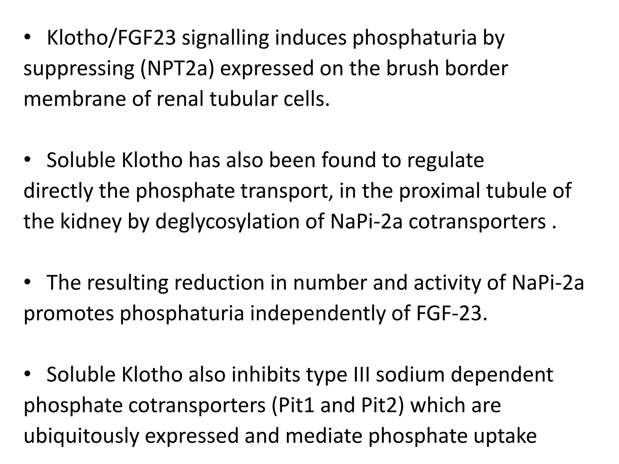Fgf 23 and klotho | PPTX