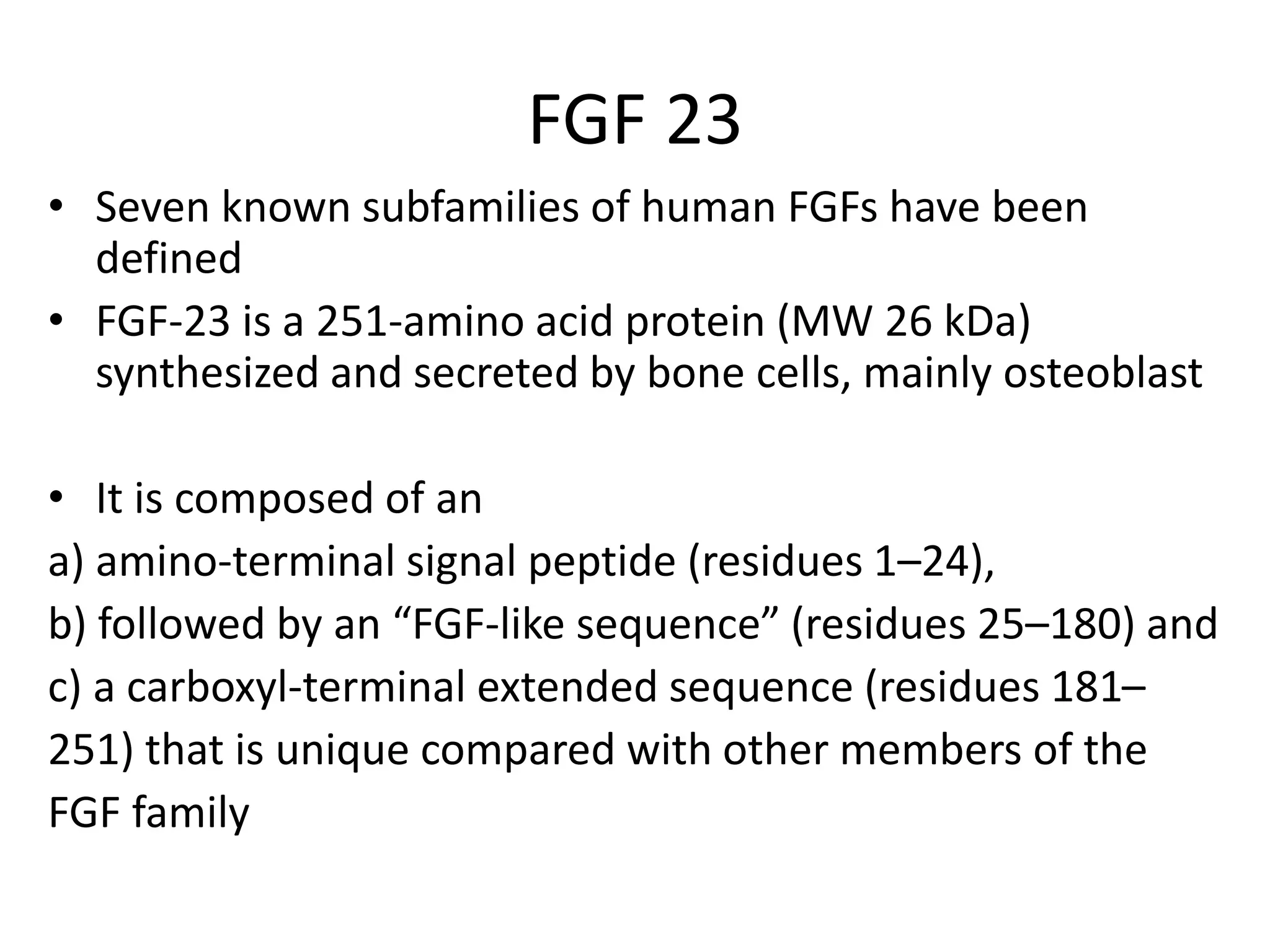 Fgf 23 and klotho | PPTX