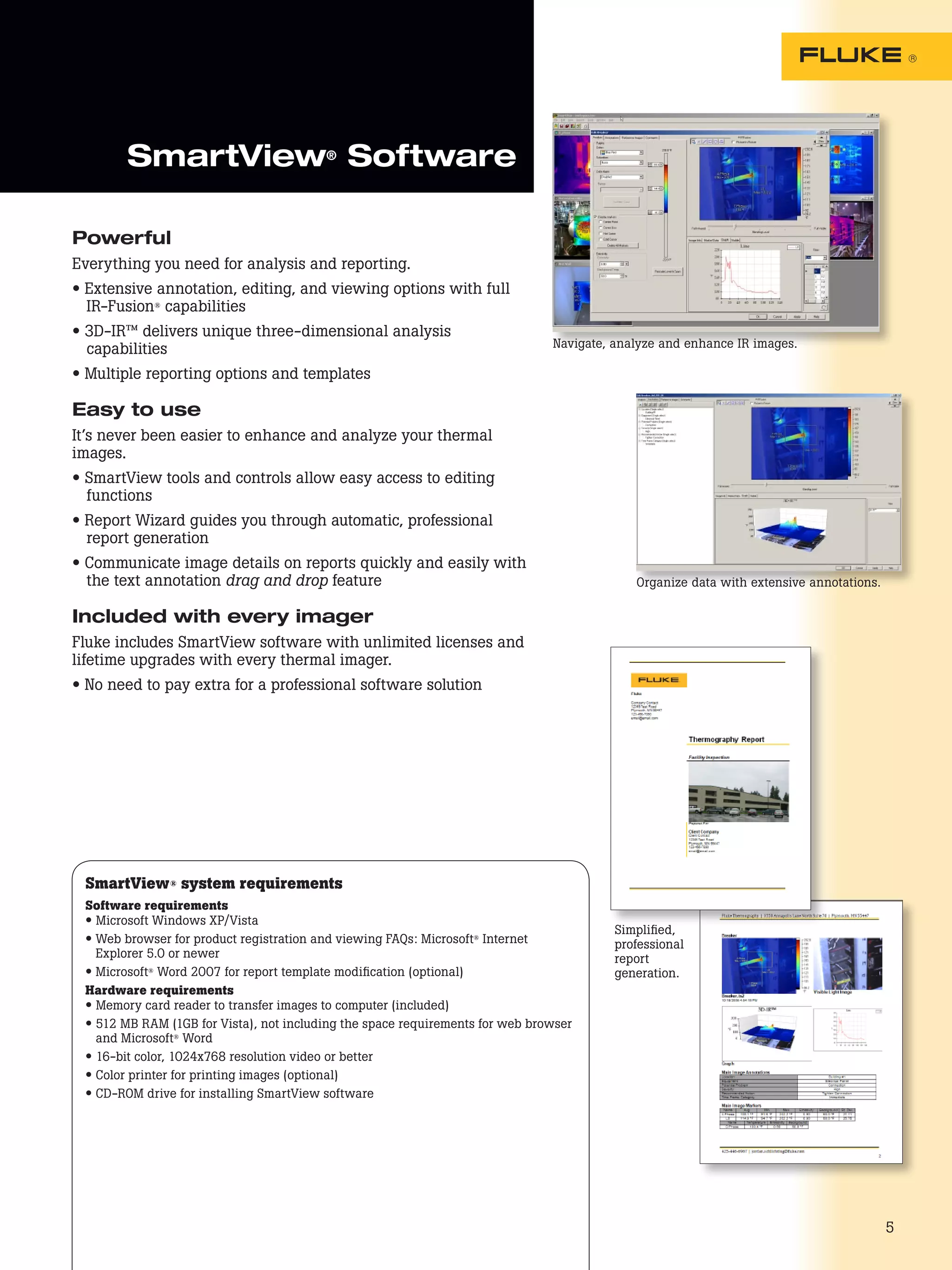Fluke Industrial Thermal Imagers | PDF