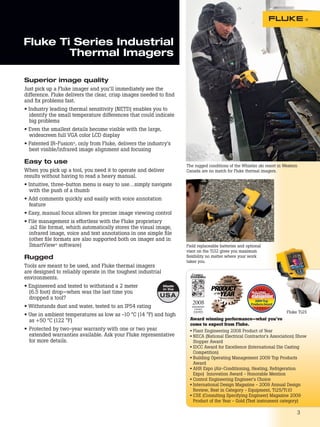 Fluke Industrial Thermal Imagers | PDF
