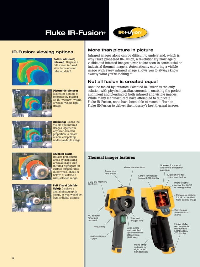 Fluke Industrial Thermal Imagers | PDF