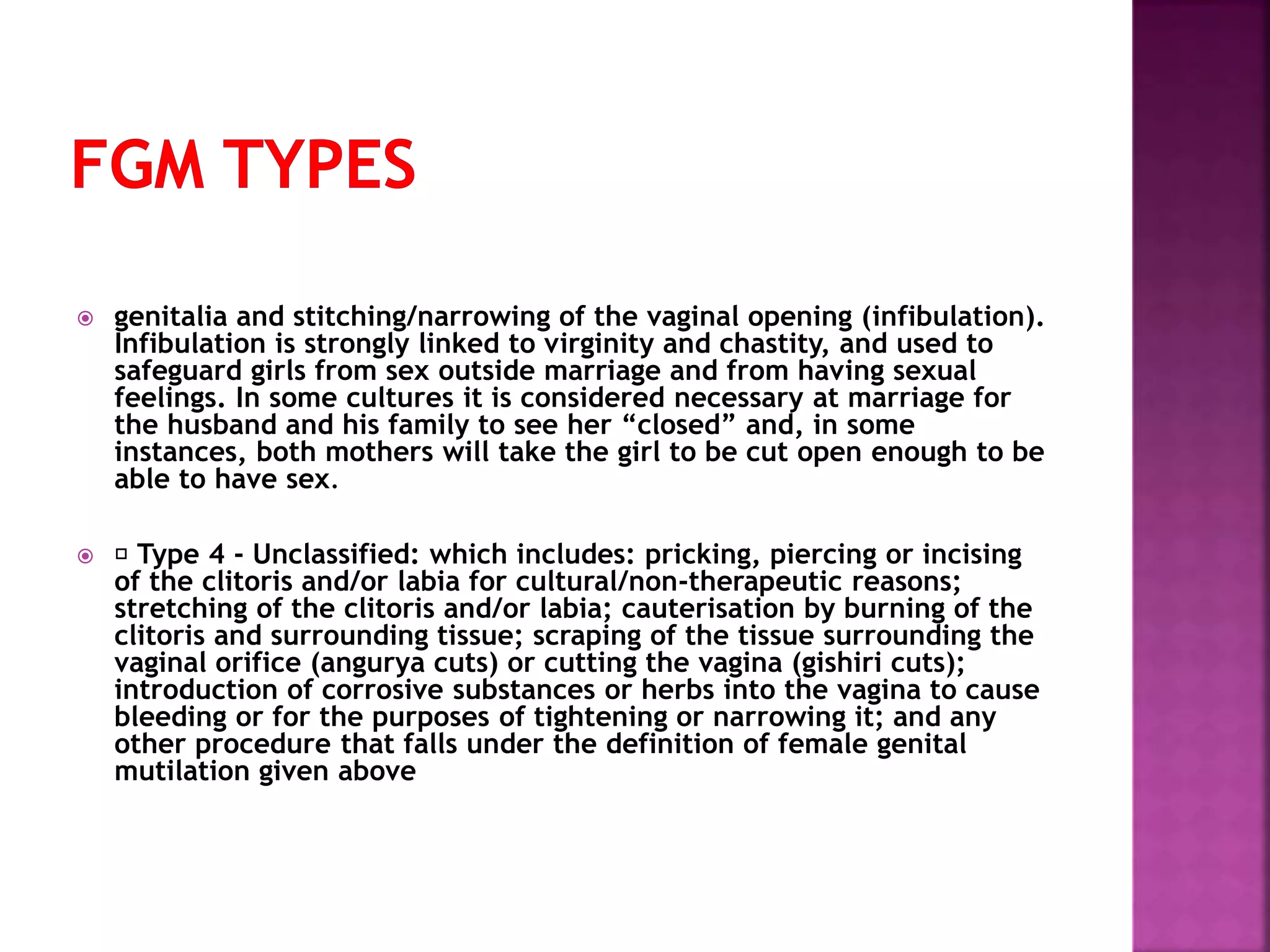 Female Genital Mutilation | PPTX