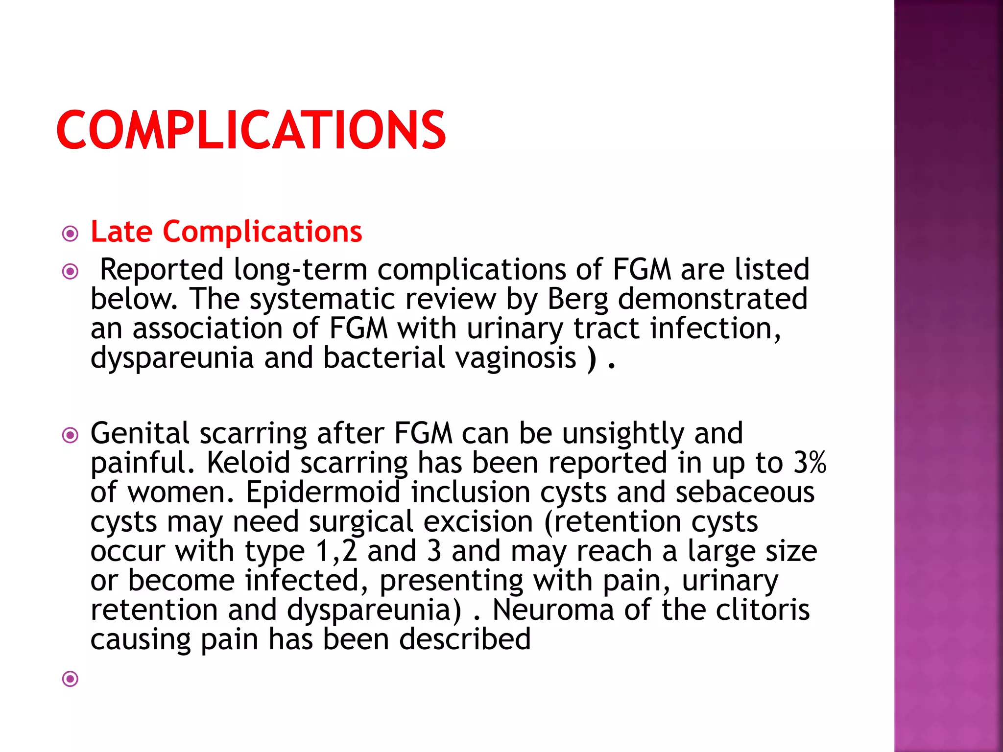 Female Genital Mutilation | PPTX