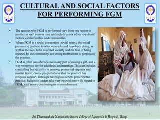 Female genital multilation (fgm) by Dr Bhavishya C M.pptx