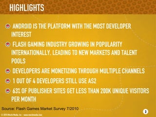 2010 Flash Games Market Survey | PDF