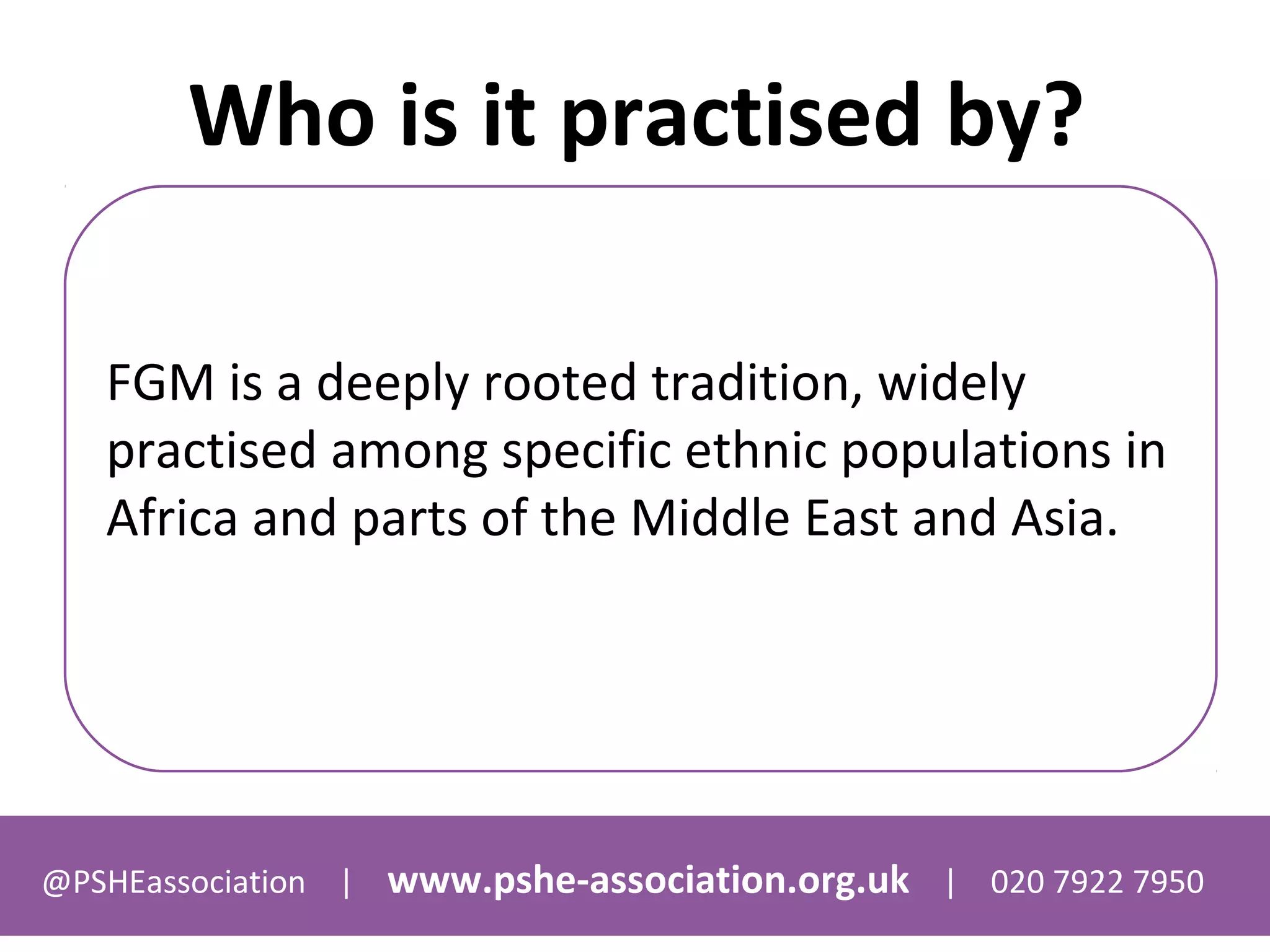 FGM Warning Signs | PPT