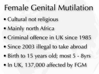 Female Genital Multilation (FGM) | PDF