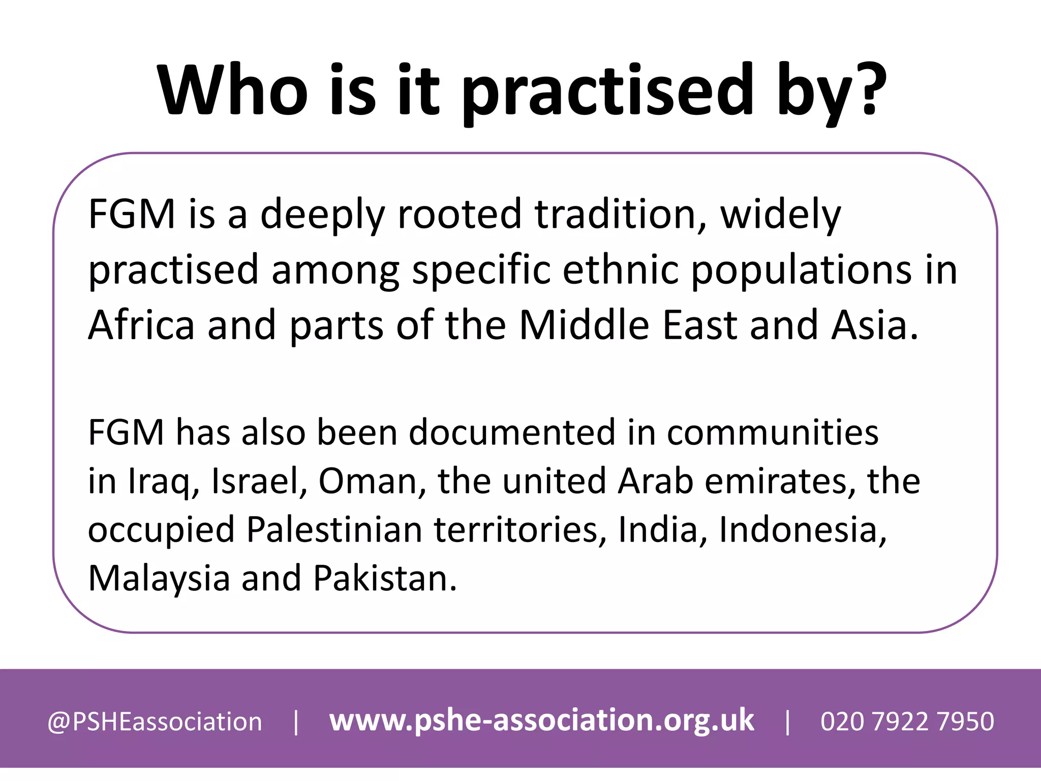 FGM warning signs | PPTX