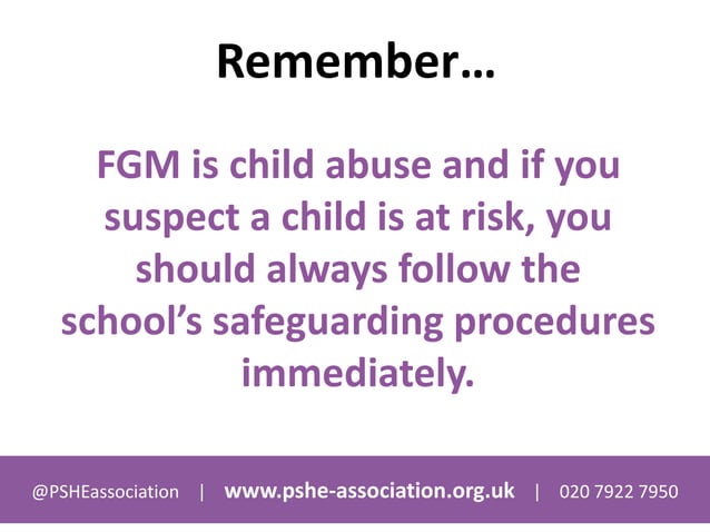 FGM warning signs | PPTX