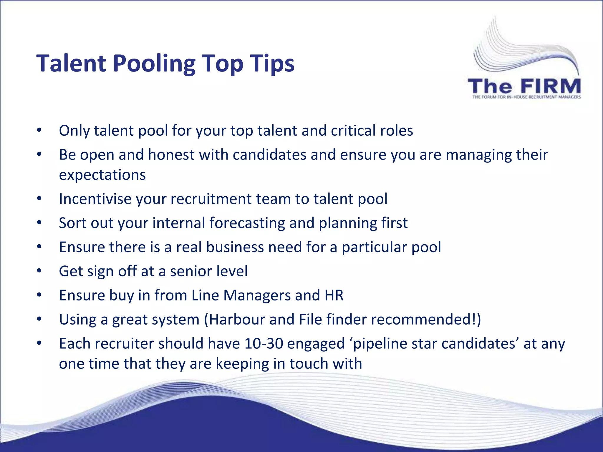 Building and Maintaining Talent Pools | PPTX | Human Resources | Business