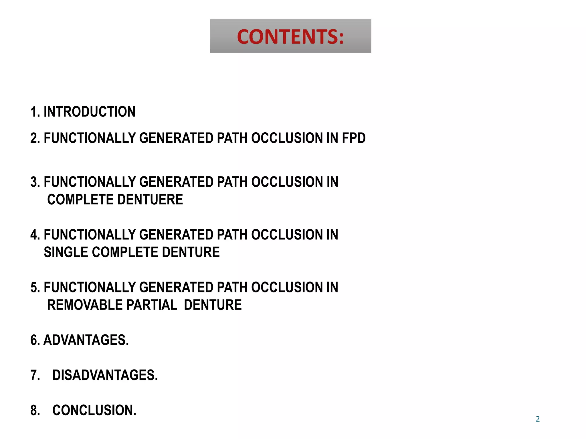 Functionally generated path occlusion final | PPTX