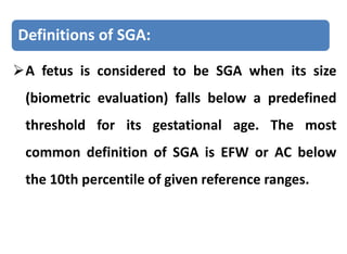 Late onset intrauterine growth restriction | PPT