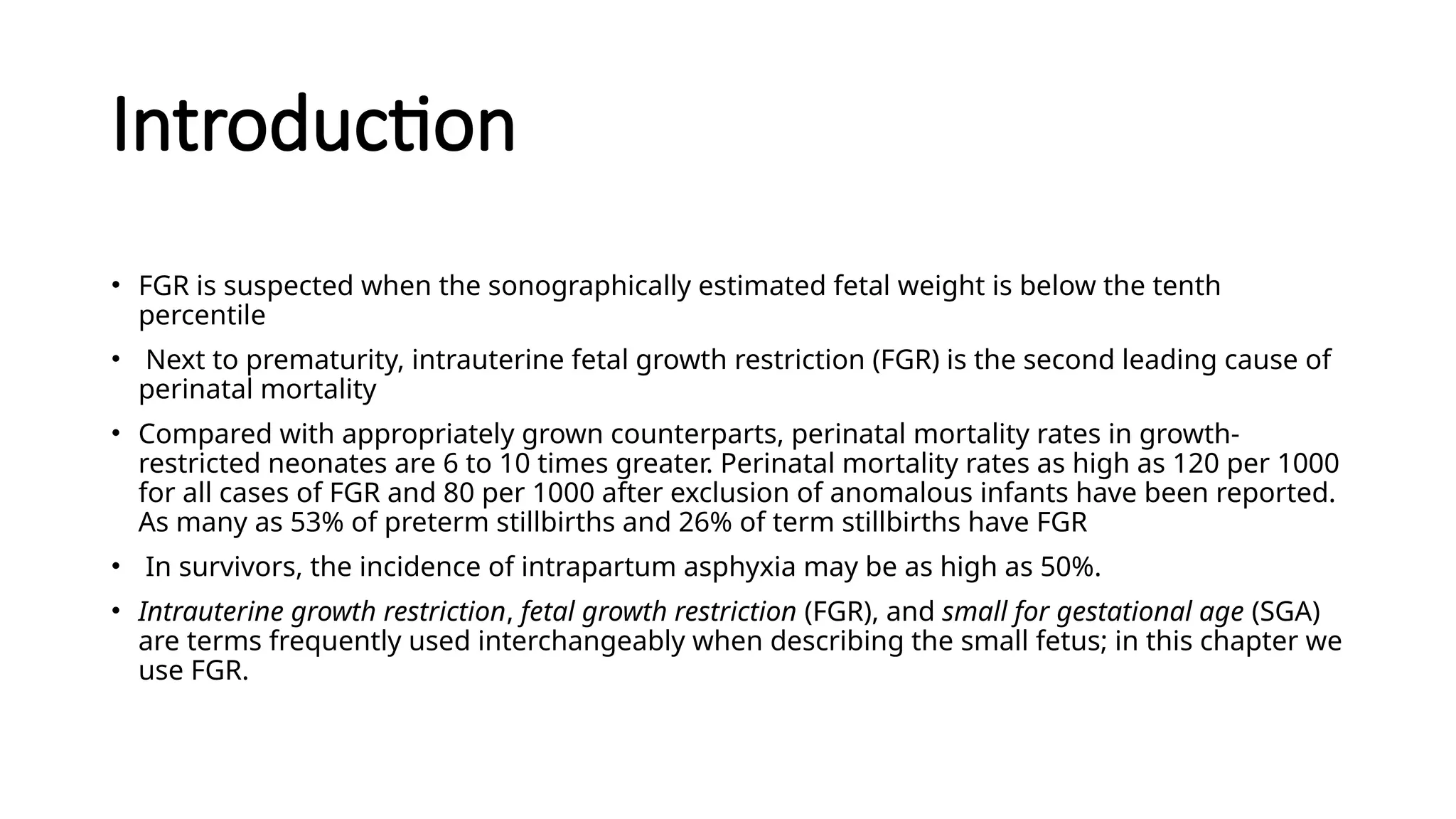 Fetal growth restrictionor intrauterine GR | PPTX