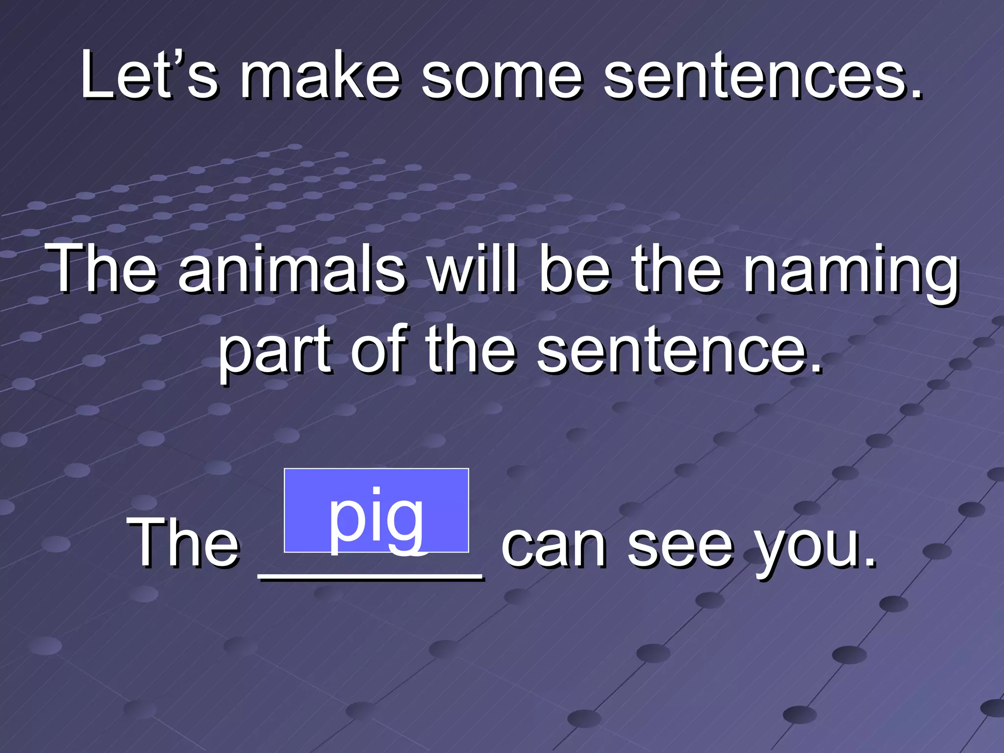 Parts of a Sentence | PPT