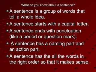 Lesson 4 Parts of a Sentence (part 2) | PPT