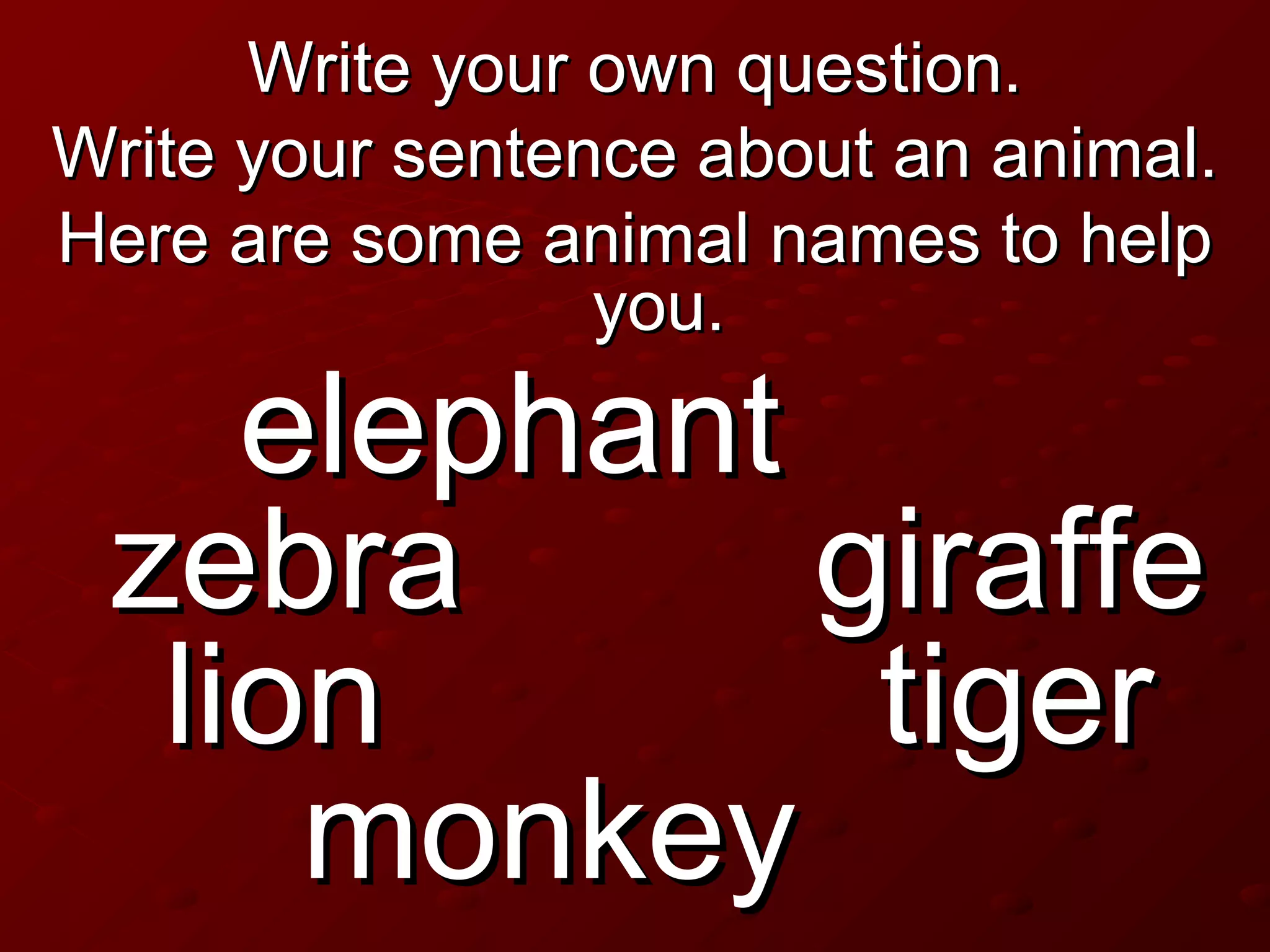 Questions - Powerpoint | PPT