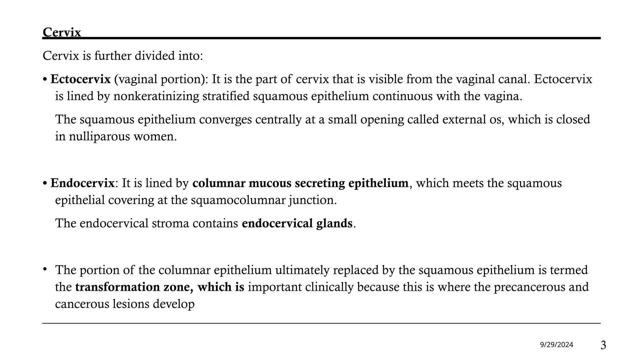 female genital tract presentation of pathology | PPTX