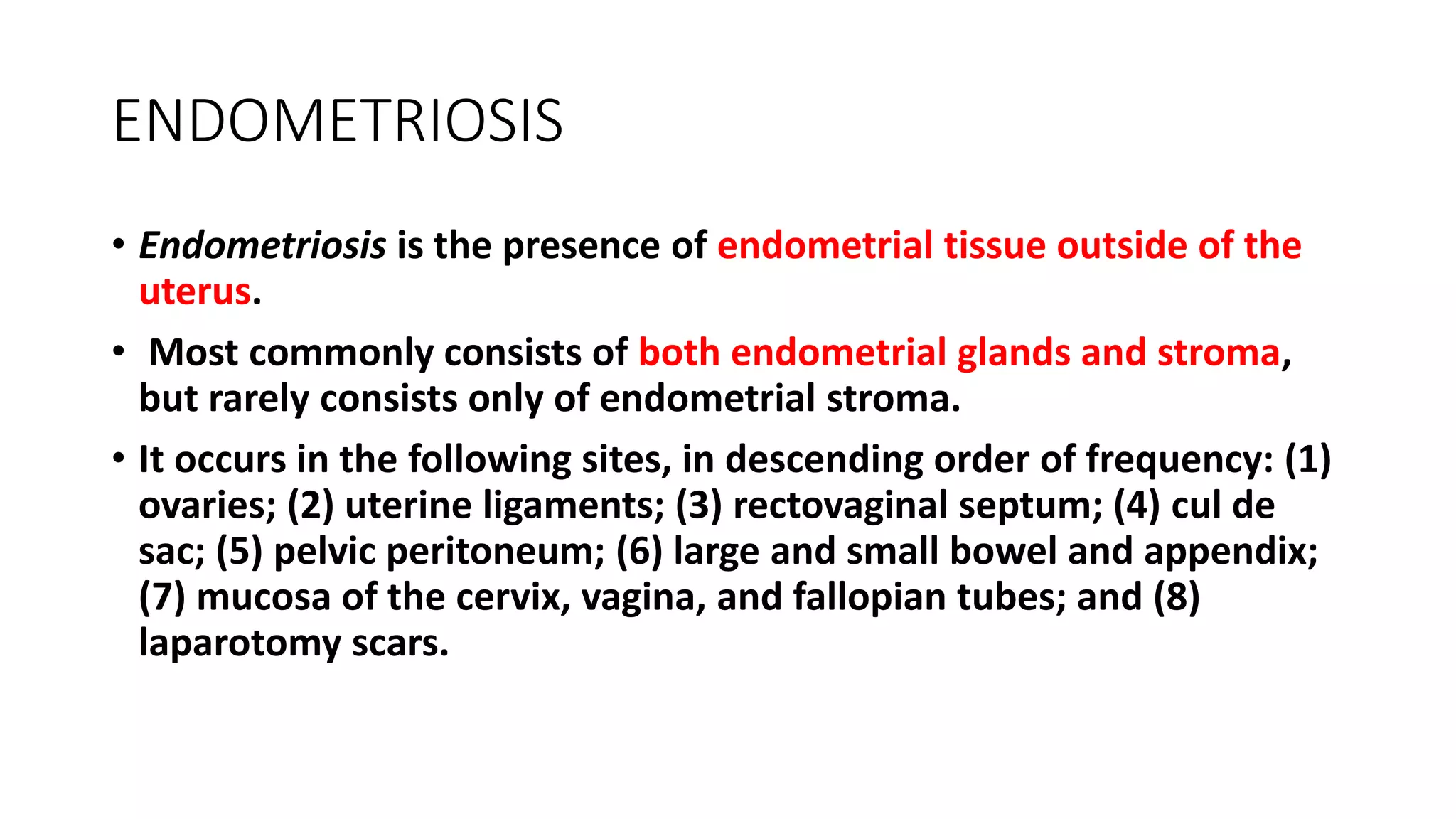 Female Genital Tract - Pathology | PPTX