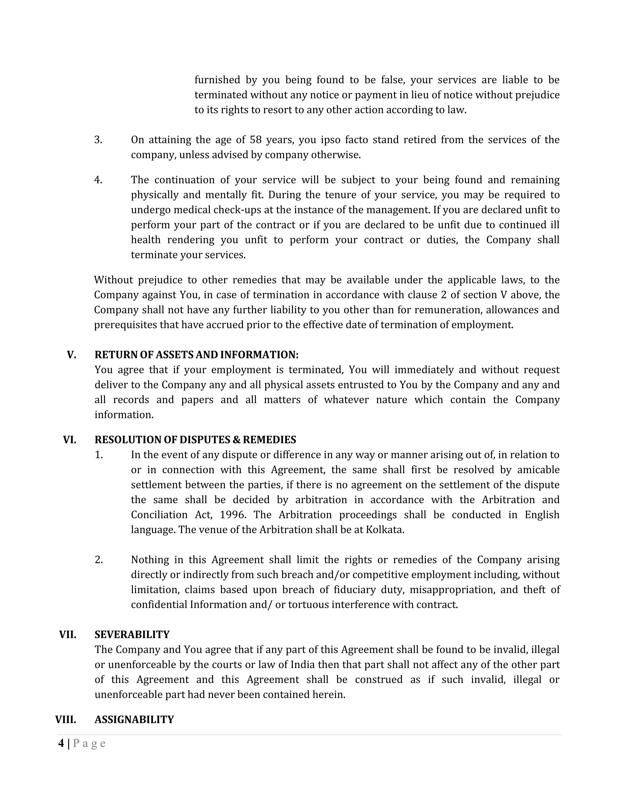 RENESOLA INDIA Employment agreement | PDF