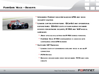 Fortinet Fortivoice - Solucion de UTM + VoIP | PPT