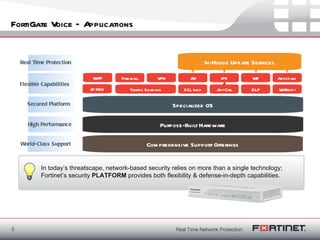 Fortinet Fortivoice - Solucion de UTM + VoIP | PPT