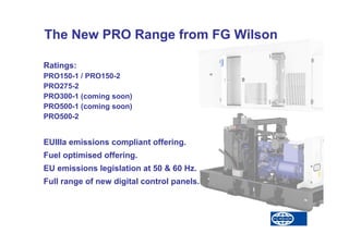 New PRO Rental Range from FG Wilson | PPT