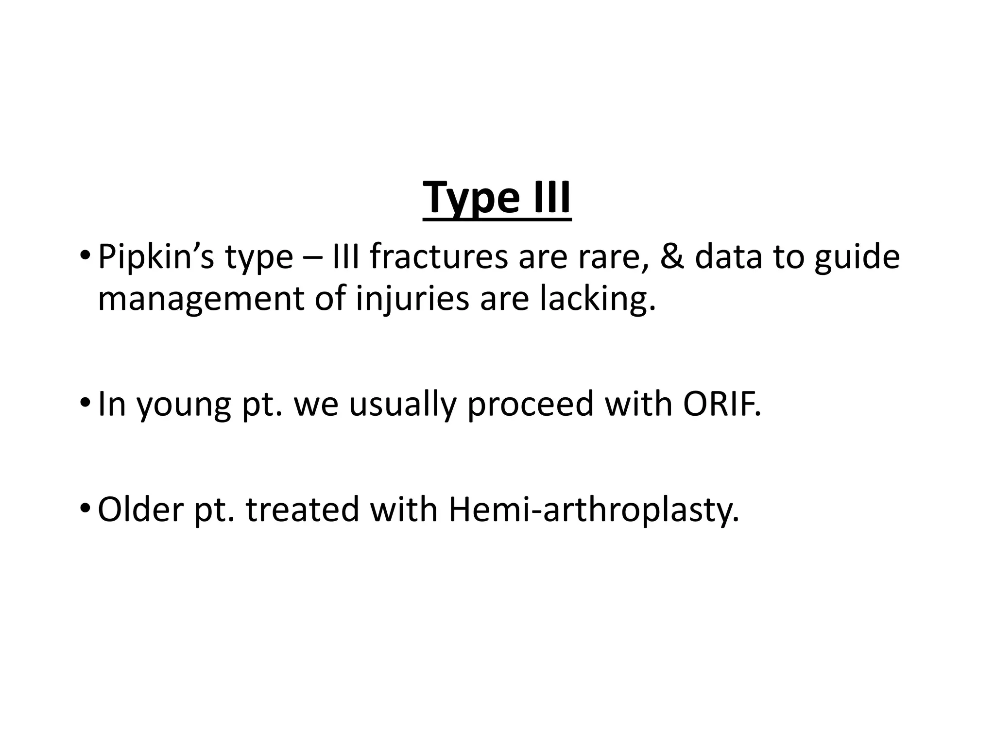Femoral head fracture | PPTX