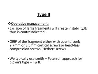 Femoral head fracture | PPTX
