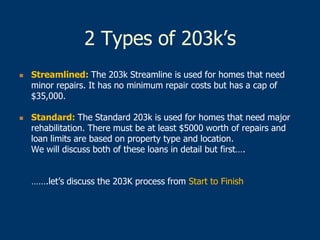 FHA 203K Presentation | PPT