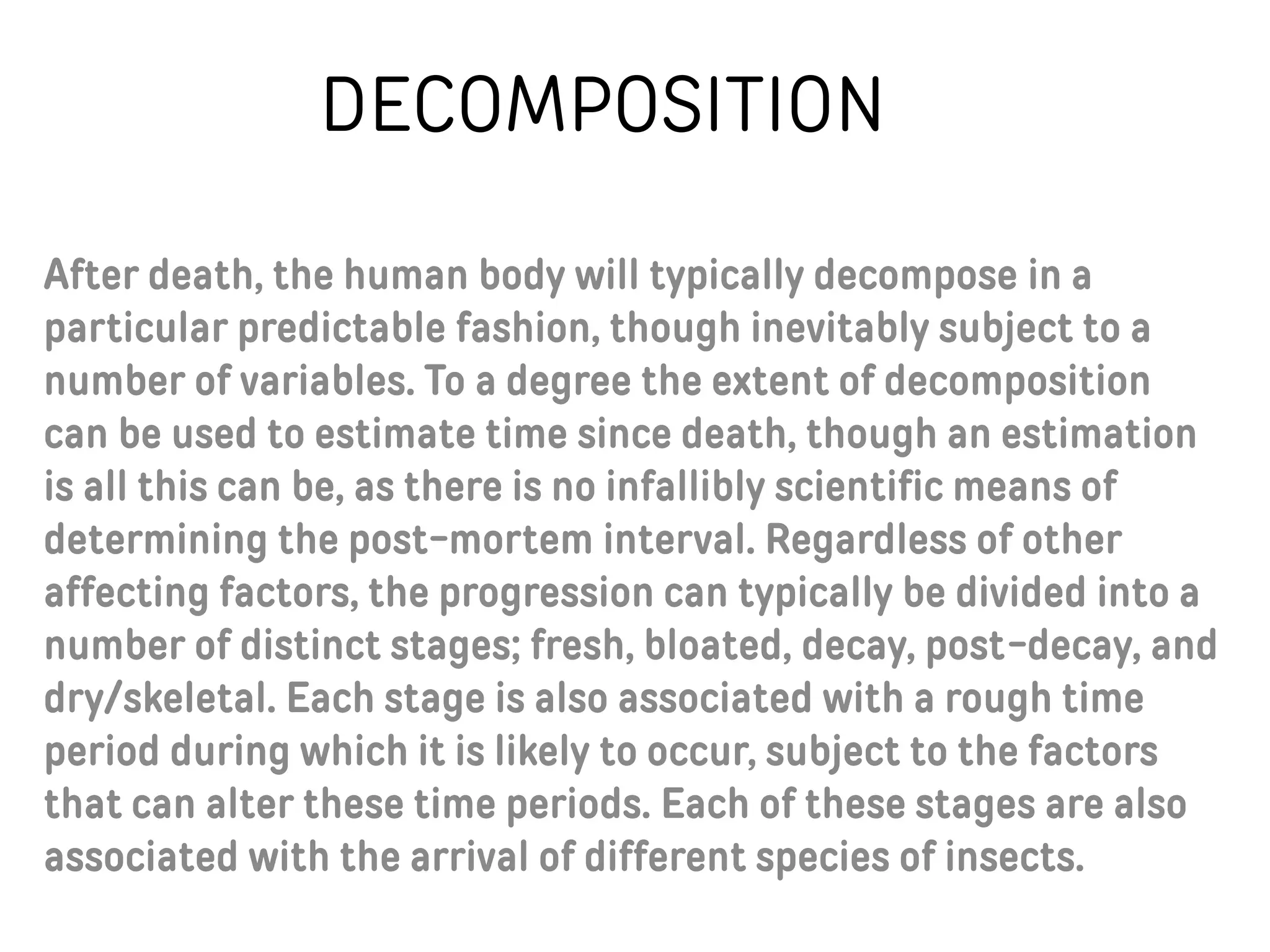 Decomposition and it stages and types of decomposition | PPT