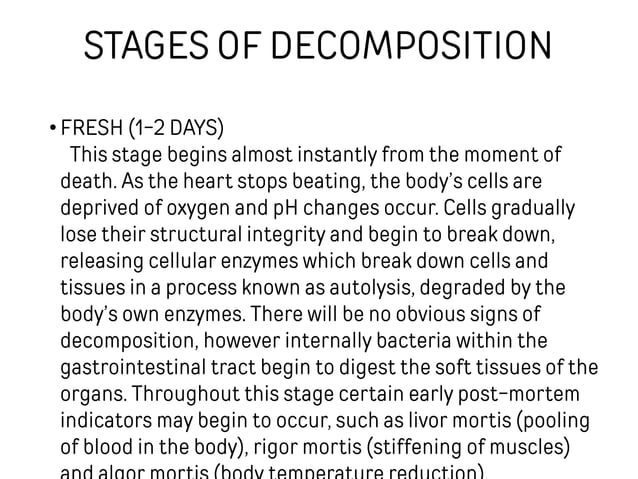 Decomposition and it stages and types of decomposition | PPT