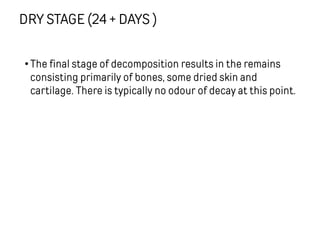 Decomposition and it stages and types of decomposition | PPT