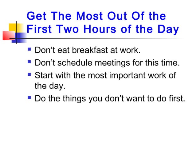 Time management,planning and prioritization | PPT