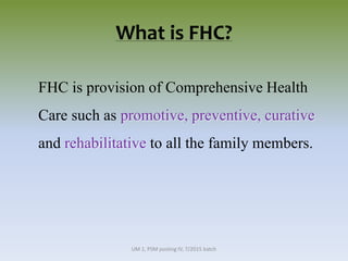 Family Health Care introduction | PPT