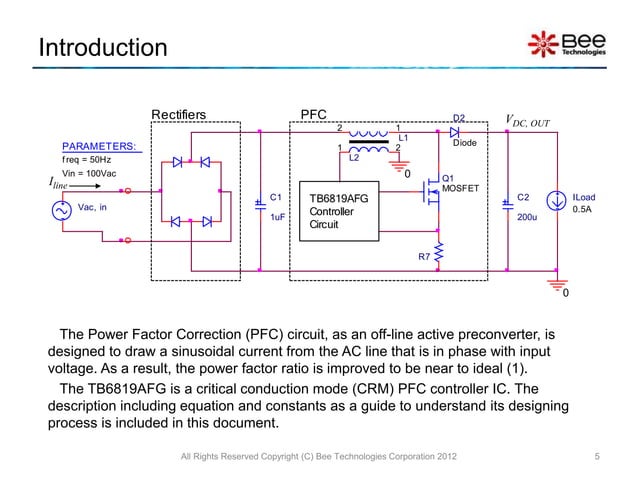 Critical Conduction Mode (CRM) PFC Circuit | PPT