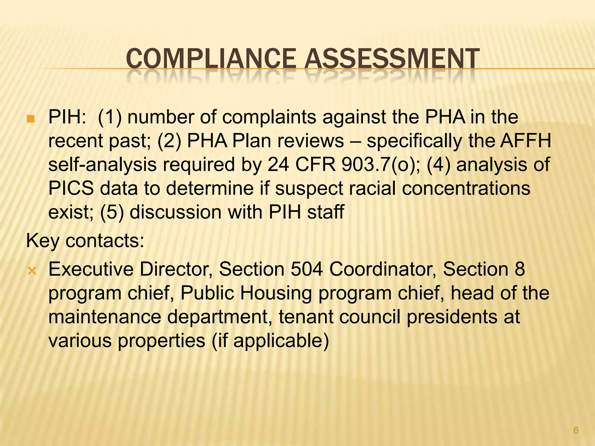 Fheo compliance barbara delaney | PPTX