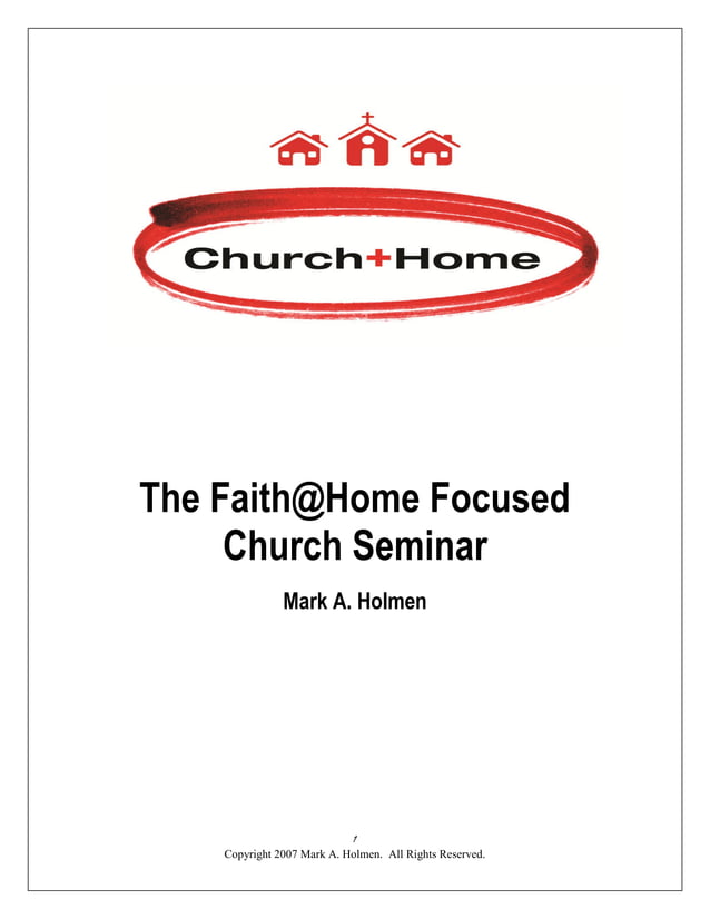 Fait@Home Focused Church Handouts | PDF | Christianity | Religion ...
