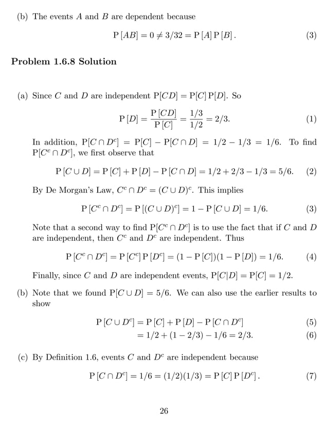 Probability and Stochastic Processes A Friendly Introduction for Electrical and Computer ...