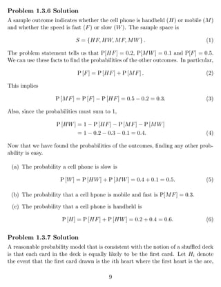Probability and Stochastic Processes A Friendly Introduction for Electrical and Computer ...