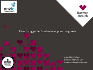 Identifying patients who have poor prognosis | PPTX